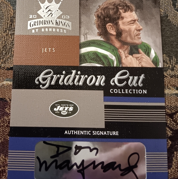 Other | 203 Gridiron Kings Gridiron Cut Collection Don Maynard ...